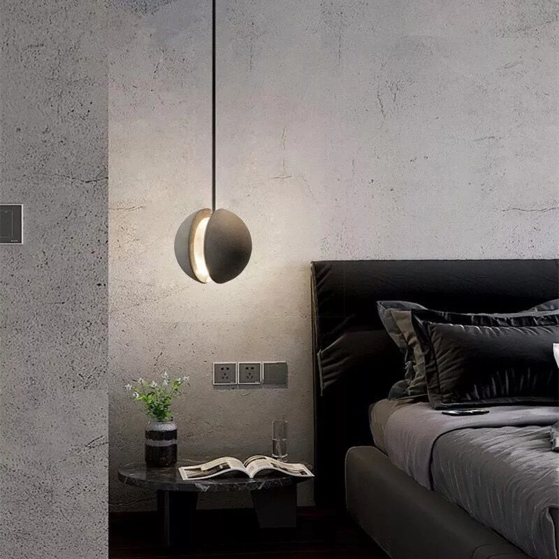 MARS Concrete Pendant Light For Living Room | Pendant Lamps | SIMIG ...