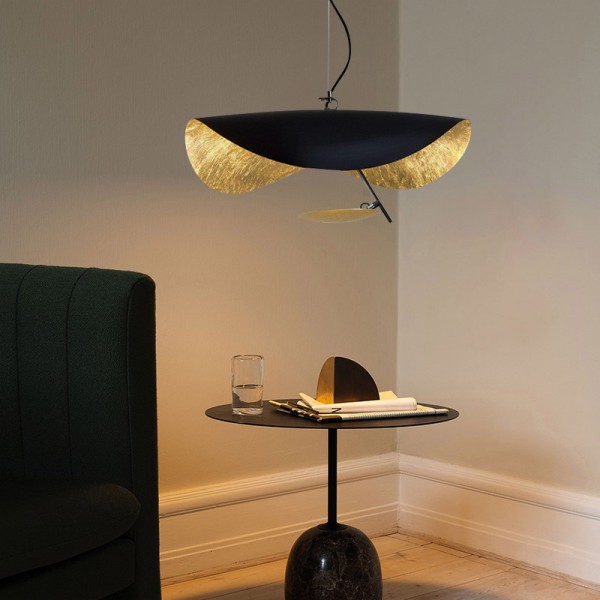 Moderne Lederam Manta LED Pendellampe / Taklampe Til Stue | Taklamper ...