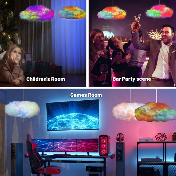Creative RGB DIY Cloud LED Pendant Light | Pendant Light | Simig Lighting
