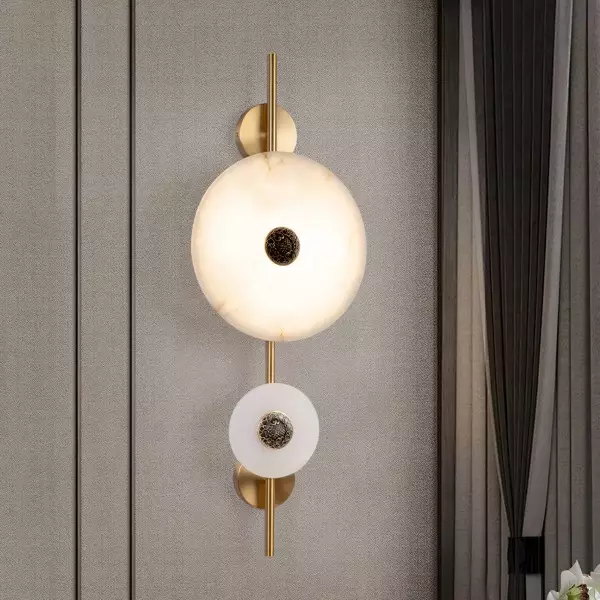 Light Luxury Disc-Shaped Wall Lamp M95 | Wall Light | SIMIG LIGHTING