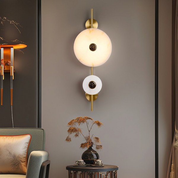 Light Luxury Disc-Shaped Wall Lamp M95 | Wall Light | SIMIG LIGHTING