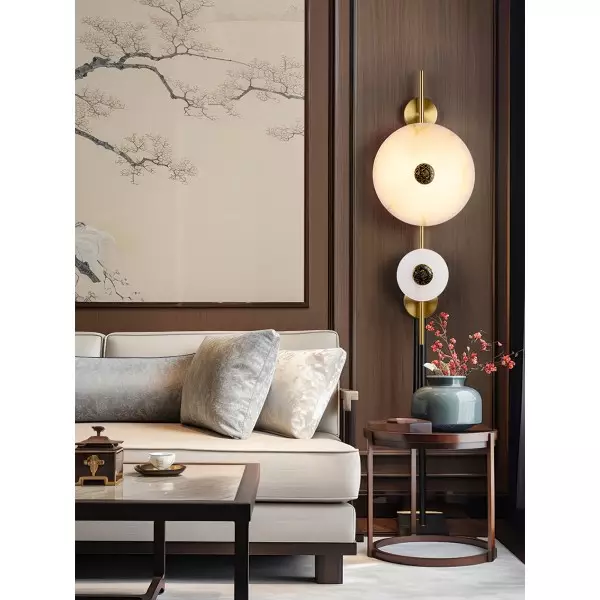 Light Luxury Disc-Shaped Wall Lamp M95 | Wall Light | SIMIG LIGHTING