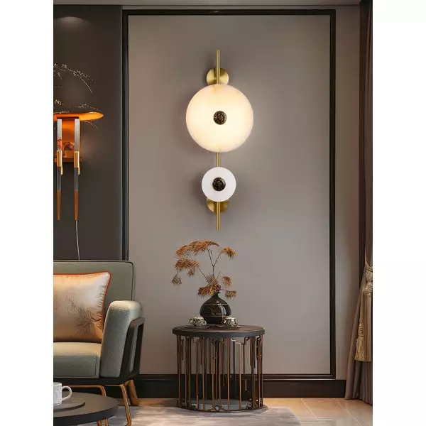 Light Luxury Disc-Shaped Wall Lamp M95 | Wall Light | SIMIG LIGHTING