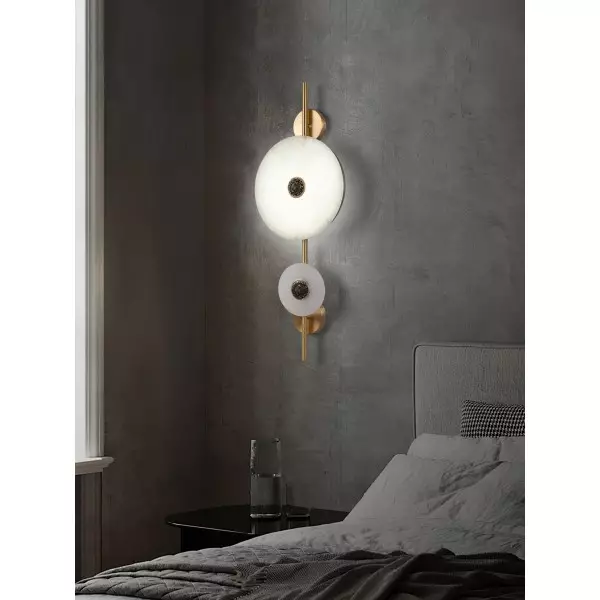 Light Luxury Disc-Shaped Wall Lamp M95 | Wall Light | SIMIG LIGHTING
