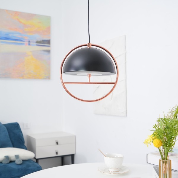 Nordic Hemispherical Ring Metal Pendant Lamp M551 | Pendant Lamps ...