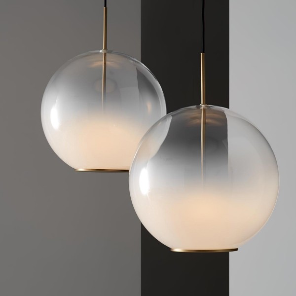 Simple Sphere Drop Gradient Glass Pendant Light M508 | Pendant Lamps ...