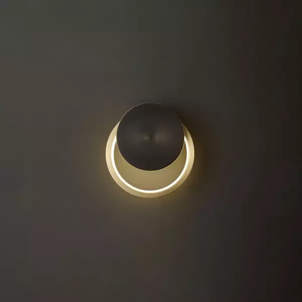 Minimalist Creative Simple Brass Round LED Wall Light M429 | Wall Light ...