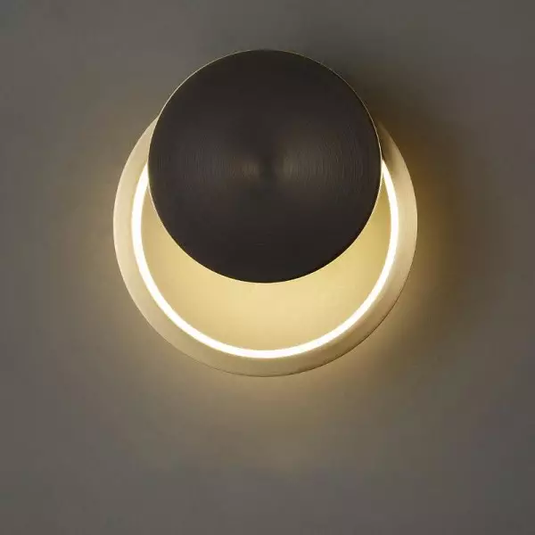 Minimalist Creative Simple Brass Round LED Wall Light M429 | Wall Light ...