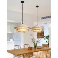 Vinatge Lotus Leaf Fabric Pendant Light M343 | Pendant Lamps | SIMIG LIGHTING