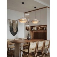 Vinatge Lotus Leaf Fabric Pendant Light M343 | Pendant Lamps | SIMIG LIGHTING