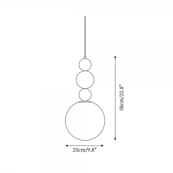Modern Gourd Ball Pendant Lamp M327 | Pendant Lamps | SIMIG LIGHTING