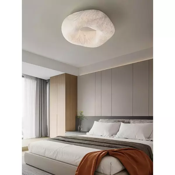 Modern Simple Silk LED Living Room Ceiling Lamp M294 | Ceiling Lamps ...