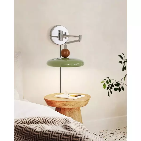 Lampa ścienna nocna z ruchomym ramieniem M244 | Kinkiety | SIMIG LIGHTING