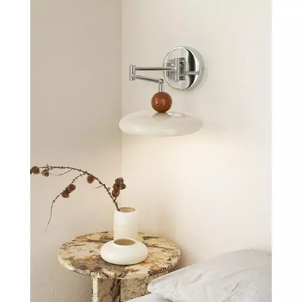 Lampa ścienna nocna z ruchomym ramieniem M244 | Kinkiety | SIMIG LIGHTING