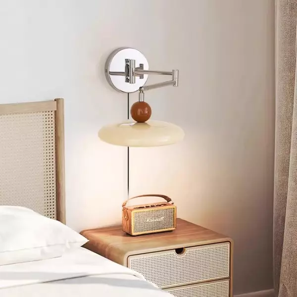 Lampa ścienna nocna z ruchomym ramieniem M244 | Kinkiety | SIMIG LIGHTING