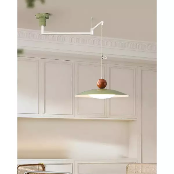 Nordic Flying Saucer Swing Arm Movable Pendant Light M213 | Pendant ...