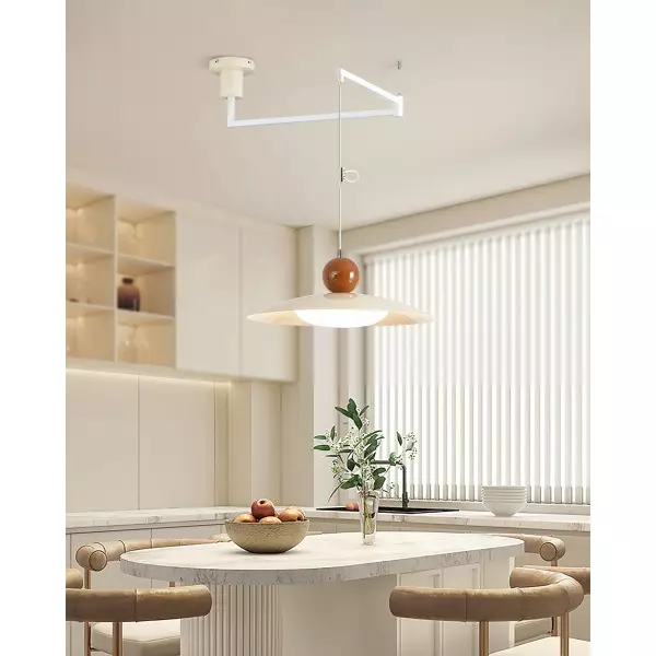 Nordic Flying Saucer Swing Arm Movable Pendant Light M213 | Pendant ...