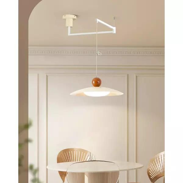 Nordic Flying Saucer Swing Arm Movable Pendant Light M213 | Pendant ...