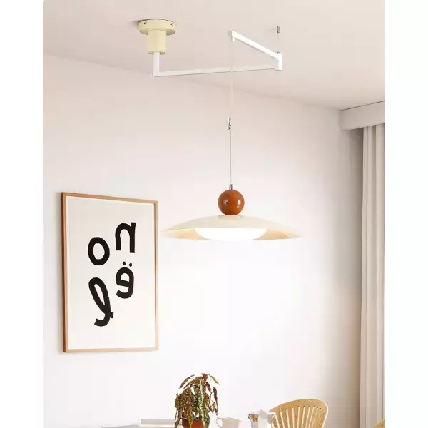 Nordic Flying Saucer Swing Arm Movable Pendant Light M213 | Pendant ...