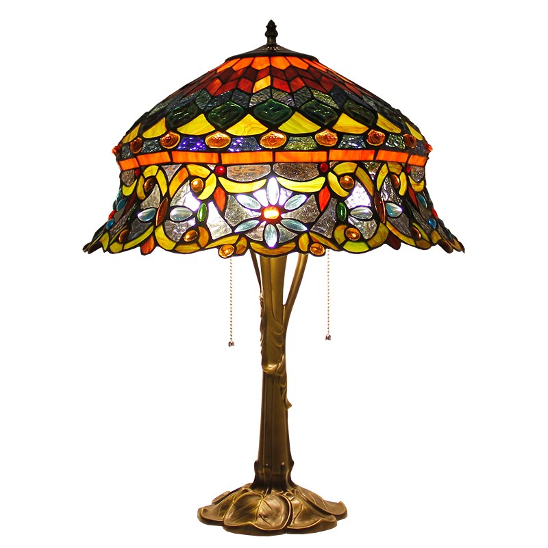 Painted Glass Table Light | Table Lamps | Simig Lighting