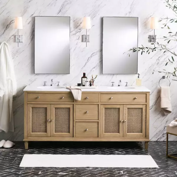 Derlina White Linen Shades Wall Lamp – Retro Metal Multi-Head Lighting ...